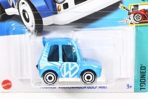 Hot Wheels 2023 #221 Tooned Volkswagen Golf Mk1 ブルー Hot Wheels 2023 #221 Tooned Volkswagen Golf Mk1 ブルー