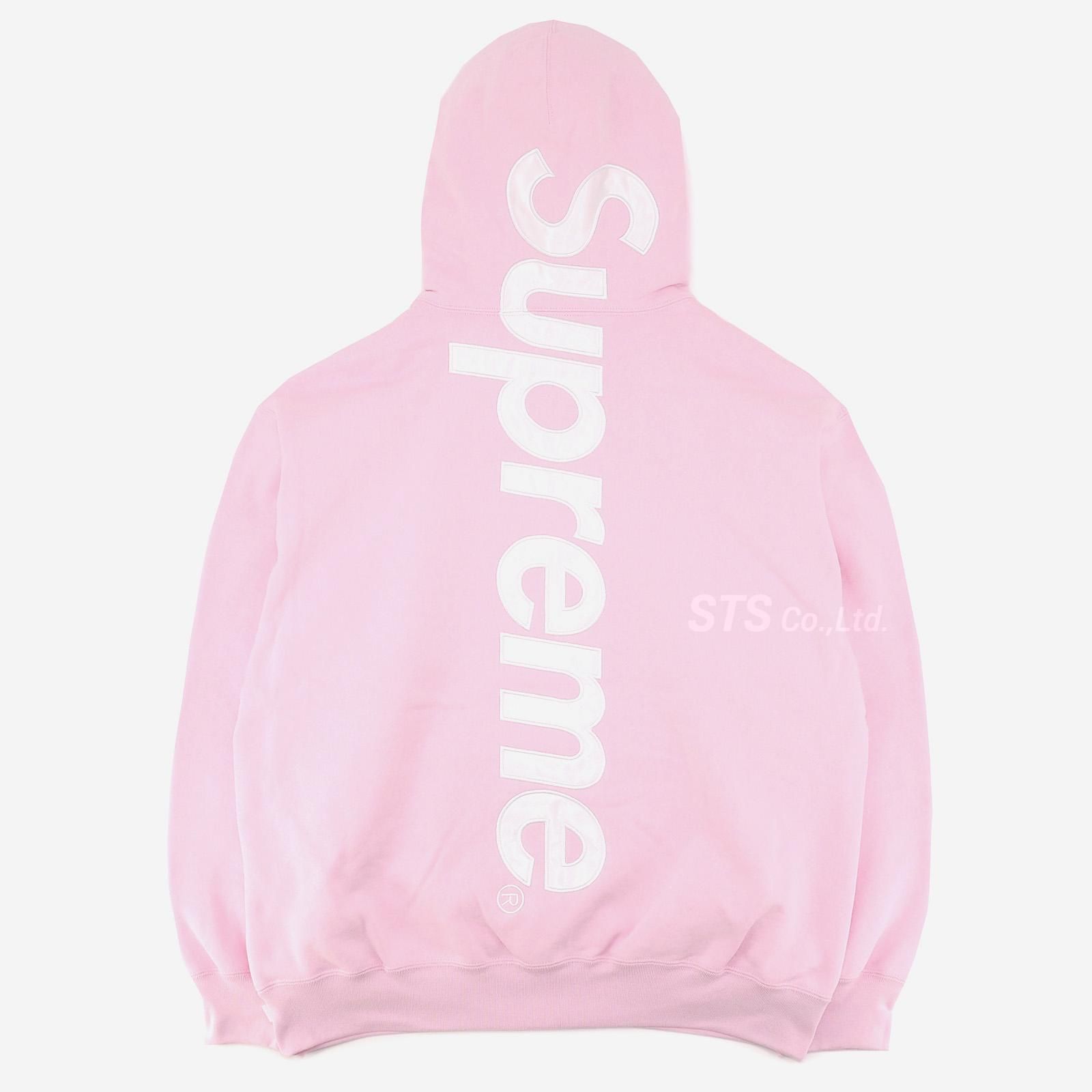 Supreme - Satin Applique Hooded Sweatshirt | 大きなロゴ入り Supreme - Satin Applique Hooded Sweatshirt | 大きなロゴ入り
